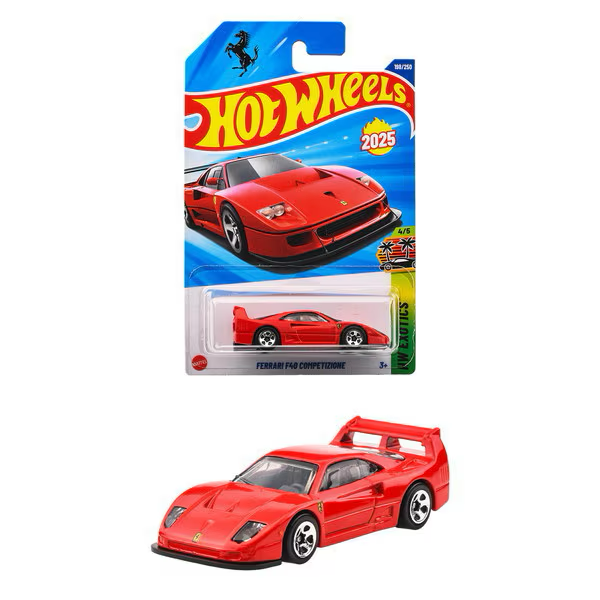 Hot Wheels Basic Car Ferrari F40 Competition - Diecast Dream Garage